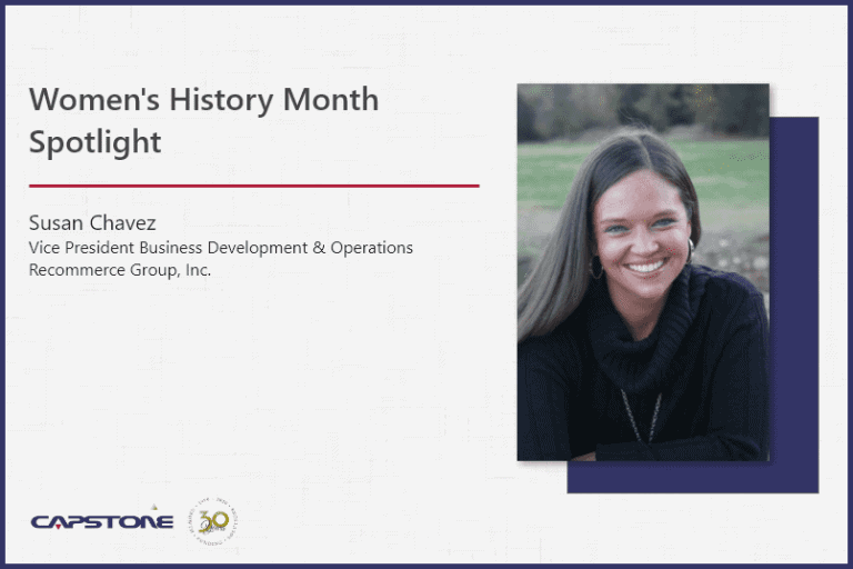 Women’s History Month Spotlight - Susan Chavez - Capstone Corporate Funding